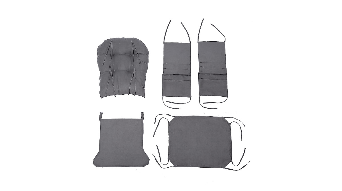 Rejoice Home Glider Cushion Set - Grey Comfort & Style