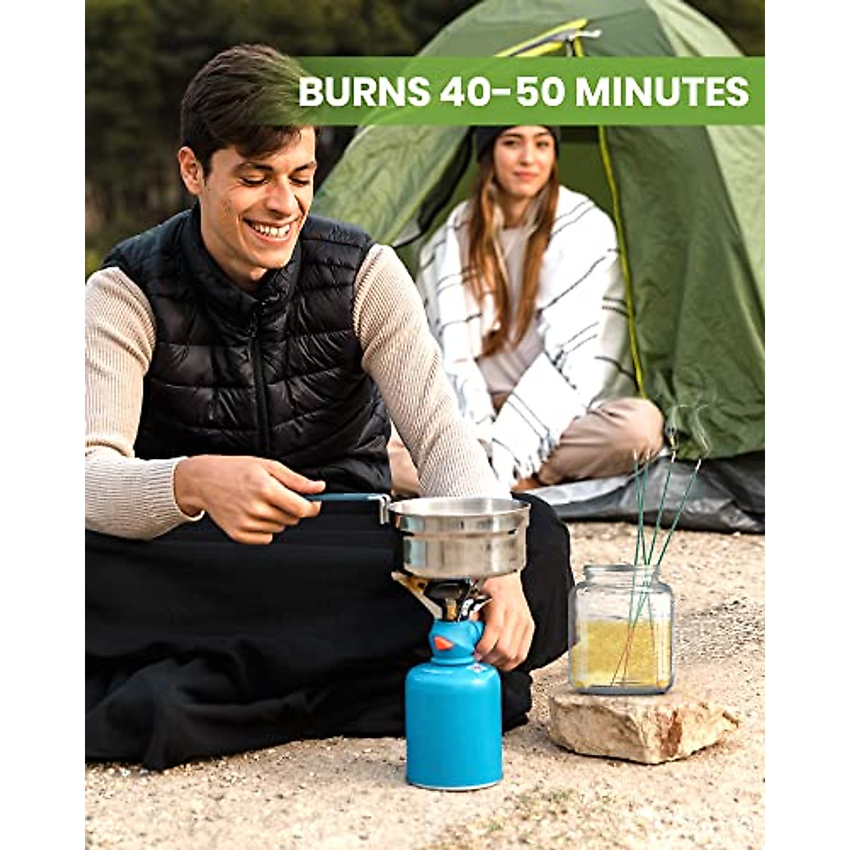 Mosland Naturals Mosquito Repellent Incense Sticks 50 PCS, Mini Citronella Mosquito Bug Repellent Incense Stick for Outdoor Patio, DEET Free & 40-50 Minutes Protection