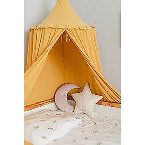 Ullabelle Decorative Pillow, Decorative Nursery Pillow, Playroom Décor, Cute Throw Pillows (Pink Moon)