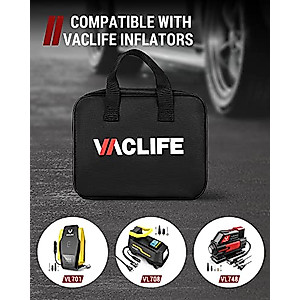 VacLife Tire Inflator Storage Bag - Air Compressor Portable Bag, Storage Bag for Air Pump for Car Tires, Carrying Case for Air Compressor for Car, Tire Pump Travel Bag, for VL701, VL708 & VL748