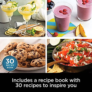 Ninja BN805A Pro Plus Kitchen System, 1400W, 5-in-1: Smoothies, Chop, Dough, Auto IQ, 72oz Blender Pitcher, 64oz Processor Bowl, 2x32oz Cups, Black