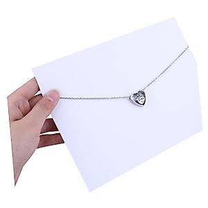 USHOBE 2pcs Stainless Steel Jewelry for Women Friends Necklaces Pet Cremation Jewelry Memorial Cremation Love Pendant Neckalce Pet Memorial Ornament Urn Ashes Pendant Miss Simple