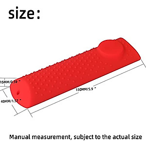 Remote Cover for TV Stick 3rd Gen 2021 /Stick 4k Max Silicone Case Anti-Slip Silicone Protective Case Silicone Sleeve with Magnetic tech(Red)