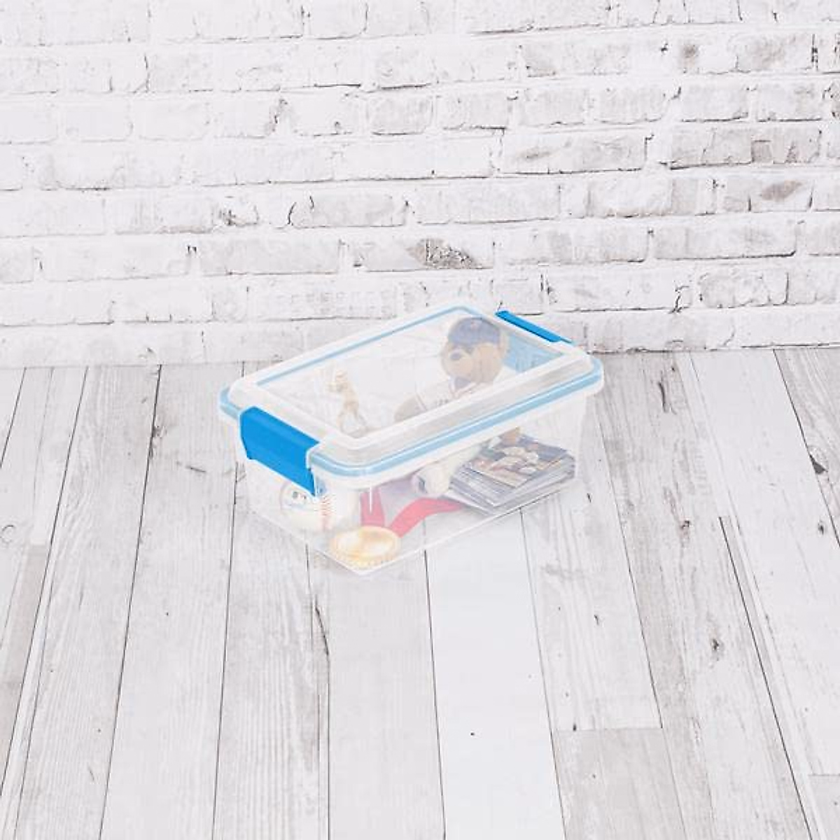 Tribello Plastic Storage Bins With Lids Storage Containers Features