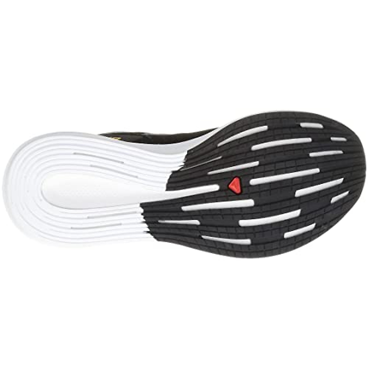 Salomon Spectur Running Shoes - Men's - Black/White/Blazing Orange, US 10.5 M