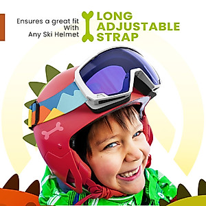 OutdoorMaster Kids Ski Goggles, Snowboard Goggles - Snow Goggles for Kids,Youth with Anti-Fog 100% UV Protection Spherical Lens - Bluebird Day