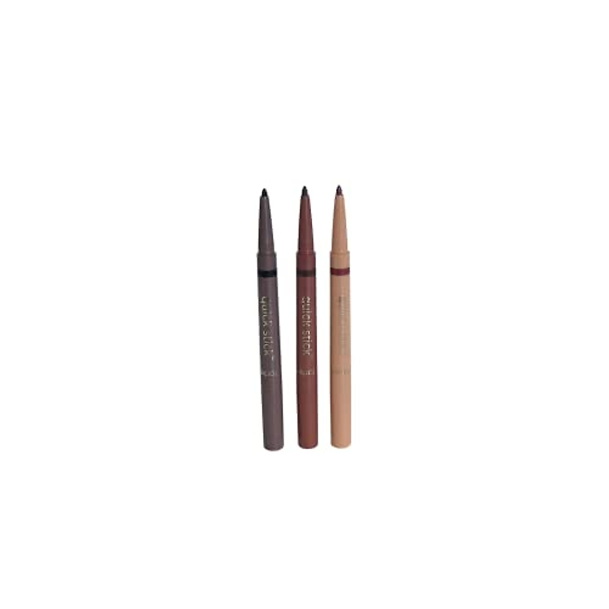 Tarte 30 second Eyes Shadow & Liner Trio:: Quickstick Waterproof Shadow & Liner in Mauve Luster and Black, Rose Luster and Warm Brown, Champagne Luster and Burgundy