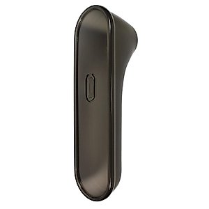 TUDIA [SKN] Full Body Soft TPU Travel Carrying Case Compatible with iHealth No-Touch Forehead Thermometer (PT3) [CASE ONLY] (Black)