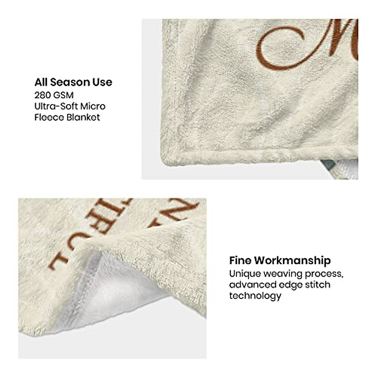 to My Son and Daughter in Law Gifts Ideas on Wedding Day from Mom Dad - Wedding Engagement Birthday Gifts for Son and Daughter in Law Throw Blanket Flannel Fleece Soft Warm for Bed Sofa 60”x50”