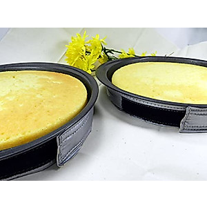 Regency Wraps EvenBake Cake Strips For Moist, Even Cakes, Pack of 2 30" Strips, Silver