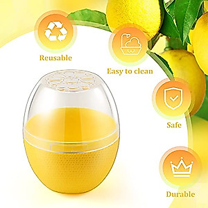 Vegetable and Fruit Storage Containers for Fridge, 3 Pieces BPA Free Reusable Food Saver - Tomato, Lemon, Onion Keeper Holder - Refrigerator Vegetable Crisper for Making Food Stays Fresh Longer