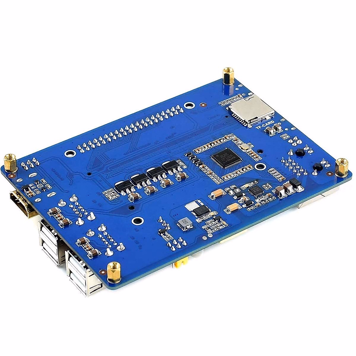 waveshare Compute Module IO Board with PoE Feature Development Board for Raspberry Pi CM3 / CM3L / CM3+ / CM3+L,with Ethernet Port,USB Ports,HDMI/DSI/CSI Camera Interface