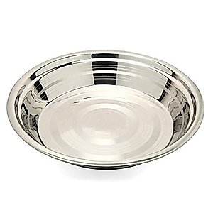 Atta Parant Parat Dough Maker Dough Mixer Indian Style Regular Use Flour Kneading | Atta Parat Kitchen Use | Stainless Steel AttaParat - Silver (Stainless Steel, 16 Inch)