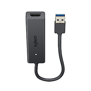 Logitech Screen Share-Conference Room HDMI Adapter for Laptops, PC and Tablets