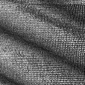 Alion Home 40% Sunblock Shade Cloth with Grommets - Garden Netting - Sun Shade Cover for Garden Patio Plants - Black (6' x 4')