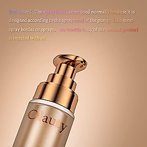 Liquid Illuminator, Firstfly Body Highlighter Makeup Smooth Shimmer Glow Liquid Foundation for Face & Body（#01 Rose Gold）