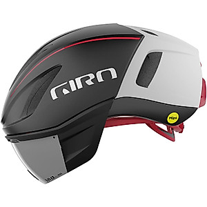 Giro Vanquish MIPS Cycling Helmet - Men's Matte Black/White/Bright Red (2022) Large