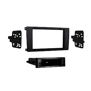 Metra 99-9604B Single/Double Din Dash Kit for Select 2003-2010 Porsche Cayenne Vehicles, Matte Black