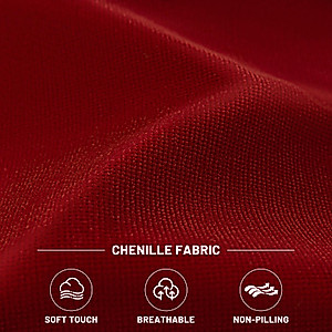 Lokex Bench Cushion,36x14 Inch Tufted Bench Cushions for Outdoor Furniture,Non-Slip Window Seat Cushions Indoor,Burgundy