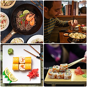 6 Pairs Reusable Chopsticks Helper,Chopsticks Trainer Training Chopsticks For Adults Training Chopstick Hinges Connector,Non-Slip And Portable Practice Chopsticks For Beginners Kids (Black)