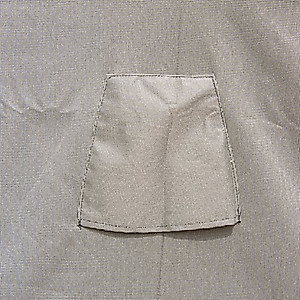 Budge P1W02PM1-2PK English Garden Patio Chair Cover (2 Pack) Heavy Duty and Waterproof, Large, Tan Tweed