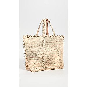 Vanessa Bruno Women's Large Cabas Bag, Naturel, Tan, One Size