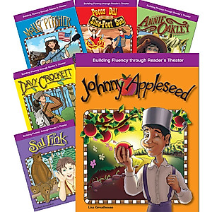 Teacher Created Materials - Reader's Theater: American Tall Tales and Legends - 8 Book Set - Grades 3-5 - Guided Reading Level I - S