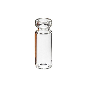 JG Finneran 32011-1232 Borosilicate Glass Standard Opening Crimp Top Vials, 2ml Capacity, 12mm Diameter, 32mm Height, 11mm Crimp, Clear (Case of 1000)
