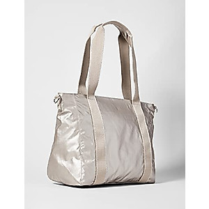 Kipling ASSENI S Small Tote with Detachable Shoulder Strap - Metallic Glow
