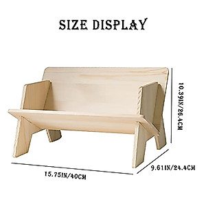 Fox Claw Wood Bookcase in Living Room/Home/Office, Desktop Book Shelf Organizer Bookshelves Storage Rack for CDs/Magazine/Books Display (Style V)