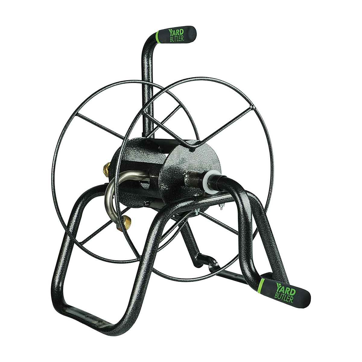 Yard Butler Handy Reel Silver Vein - Compact & Easy-to-Use Garden Hose Reel - Portable Design with Mounting Option - Make Watering Your Plants, Flowers & Lawn Easy