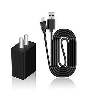 5V AC/DC Adapter with USB Type-C Charging Cable Cord Compatible with Tzumi FitRx 7631 On-The-Go Massager 7773 Fit Rx Pro 7610 8405 DDP003109 Deep Tissue Percussion Massage Gun Power Charger