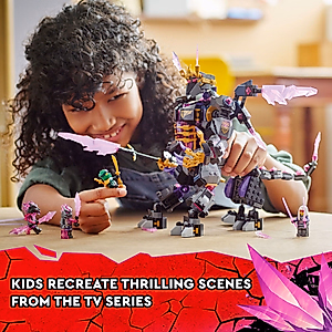 LEGO NINJAGO The Crystal King Set, 71772 Battle Toy for Kids with Posable Centaur Action Figure and Lloyd Minifigure