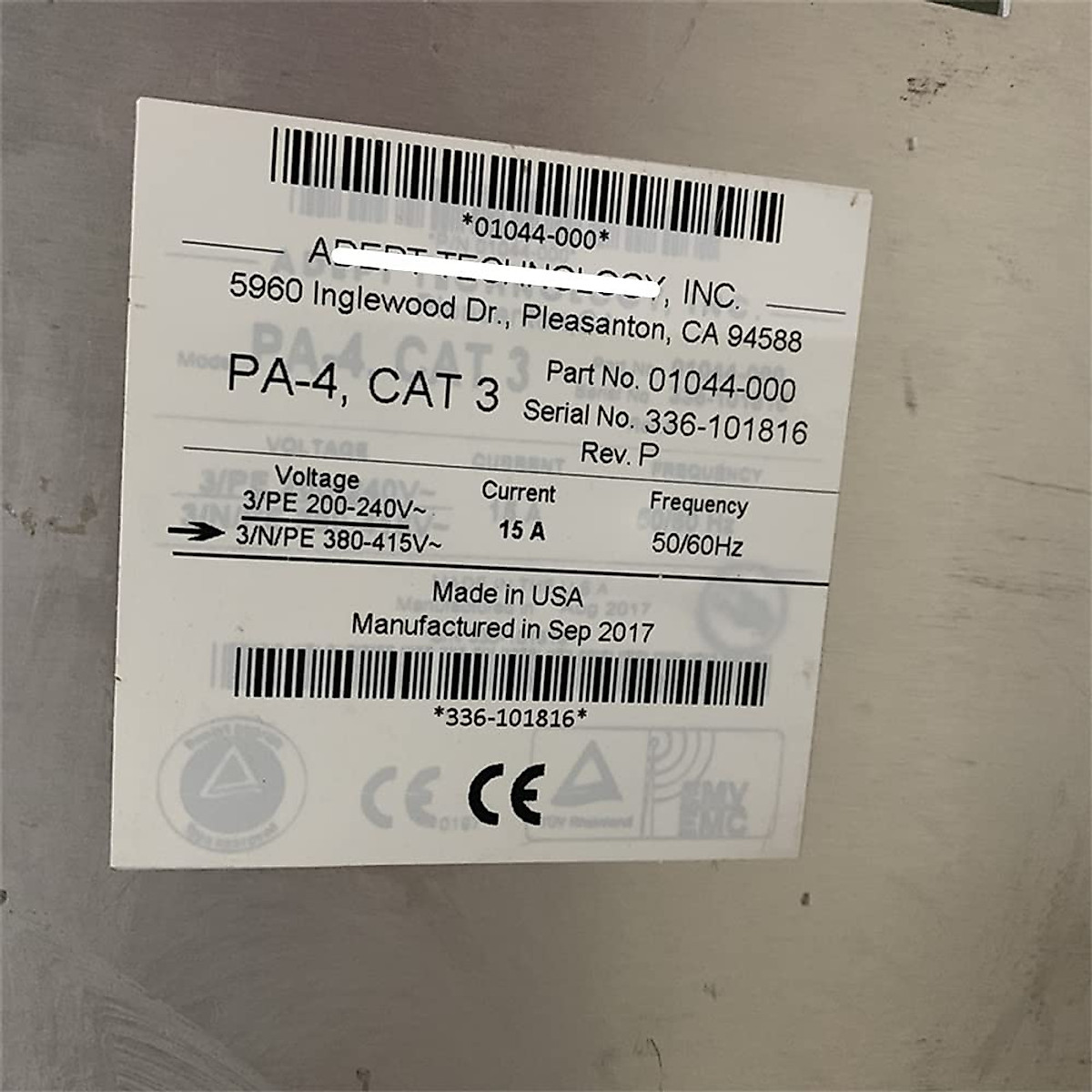 PA-4 CAT 3 Controller Chassis in Stock Used in Excellent Condition Fully Tested
