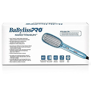 BabylissPRO Nano Titanium Thermal Paddle Brush