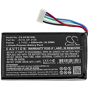Replacement Battery for EXFO OX1,OX1 Optical Fiber Multimeter,OX1 Optical Explorer,fit Part no E018,GP-3150