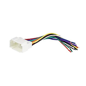 Scosche HA08B Compatible with Select 1998-11 Honda Power/Speaker Connector / Wire Harness for Aftermarket Stereo Installation with Color Coded Wires