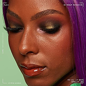 NYX PROFESSIONAL MAKEUP Fat Oil Lip Drip, Moisturizing, Shiny and Vegan Tinted Lip Gloss - Scrollin' (Deep Caramel)