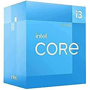 Intel Core i3 (12th Gen) i3-12100 Quad-core (4 Core) 3.30 GHz Processor - Retail Pack, Blue