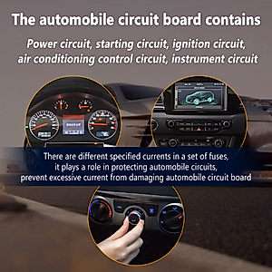 Standard Size Car Fuses Assorted Kit,Fuse Puller(5A 7.5A 10A 15A 20A 25A 30A) Automotive Replacement Fuses for Car/RV/Truck/Motorcycle (20)