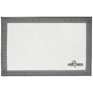 Fox Run Non-Stick Baking Mat, Silicone, 14.25-Inch x 9.25-Inch