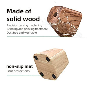 AODUKE Pencil Holder Compatible with Pencil (1st and 2nd Gen),Wooden Pencil case.Apple Pencil stand.Apple Pencil Accessories.Apple pen case.pencil Protect case-AJBZ1M (Shabili wood)