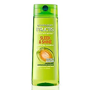Garnier Fructis Sleek and Shine Shampoo for Frizzy Hair, 12.5 Ounce