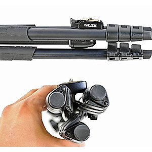 Slik AL-420M Lite Aluminium Tripod with SBH-100DQA Head - Black