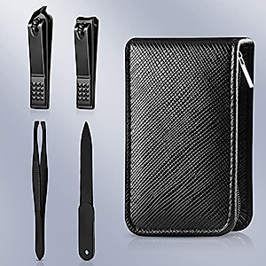 Manicure Set, Stainless Steel Nail Clippers Pedicure Kit Professional 4 in 1