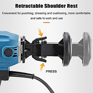 Huanyu Speed Variable Core Drill Rig Handheld Wet Drilling Machine for Boring Diamond Concrete (φ190 3 Scale Speed Regulation)
