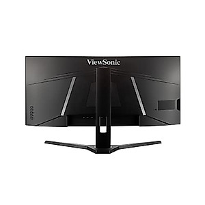 ViewSonic OMNI VX3418-2KPC 34 Inch Ultrawide Curved 1440p 1ms 144Hz Gaming Monitor with Adaptive Sync, Eye Care, HDMI and Display Port