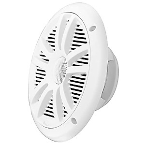 BOSS Audio Systems MCK632WB.6 Marine Weatherproof Receiver and Speaker Package - Bluetooth Audio, USB, MP3, AM FM, Aux-in, no CD Player, 6.5 Inch Weatherproof Speakers, Marine Dipole Antenna