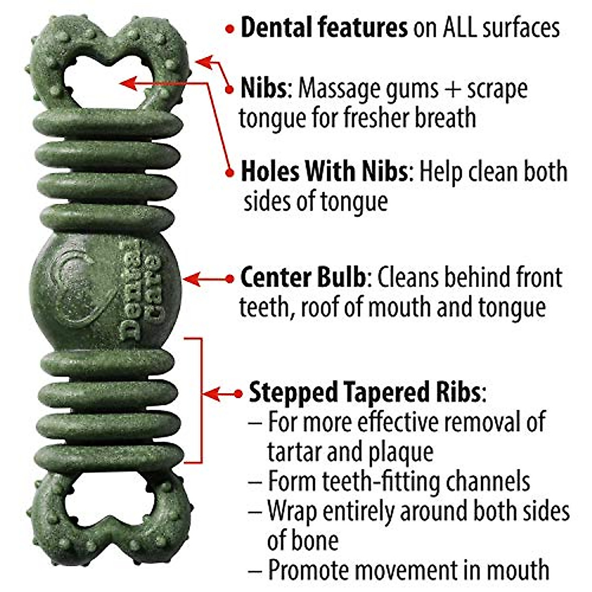 Loving Pets Orabone Dental Treat for Dogs, Small, 23 pieces per pack, 14 oz