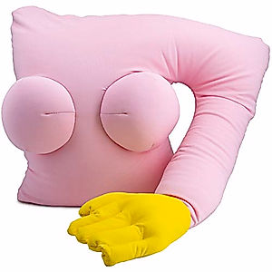 The Original Girlfriend Pillow – Cute and Fun Wife, Companion or Cuddle Buddy – Body Pillow with Benefits – Funny Unique Gag Gift Idea – Body Pillow, Pink